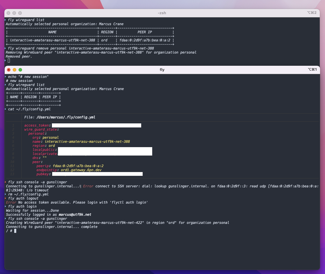 Check for wireguard org state continues to pass after removing all wireguard connections · Issue ...