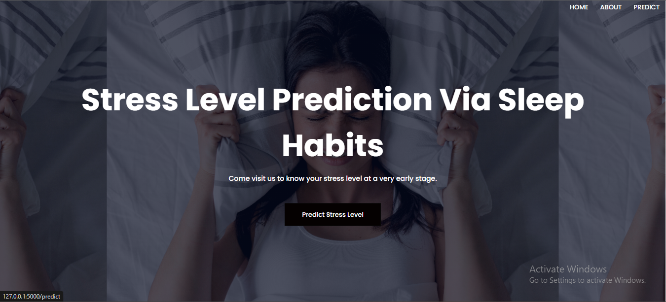 GitHub - TharushiSath/Personalized-Stress-Level-Prediction-Via-Sleep-Habits-Using-Machine-Learning