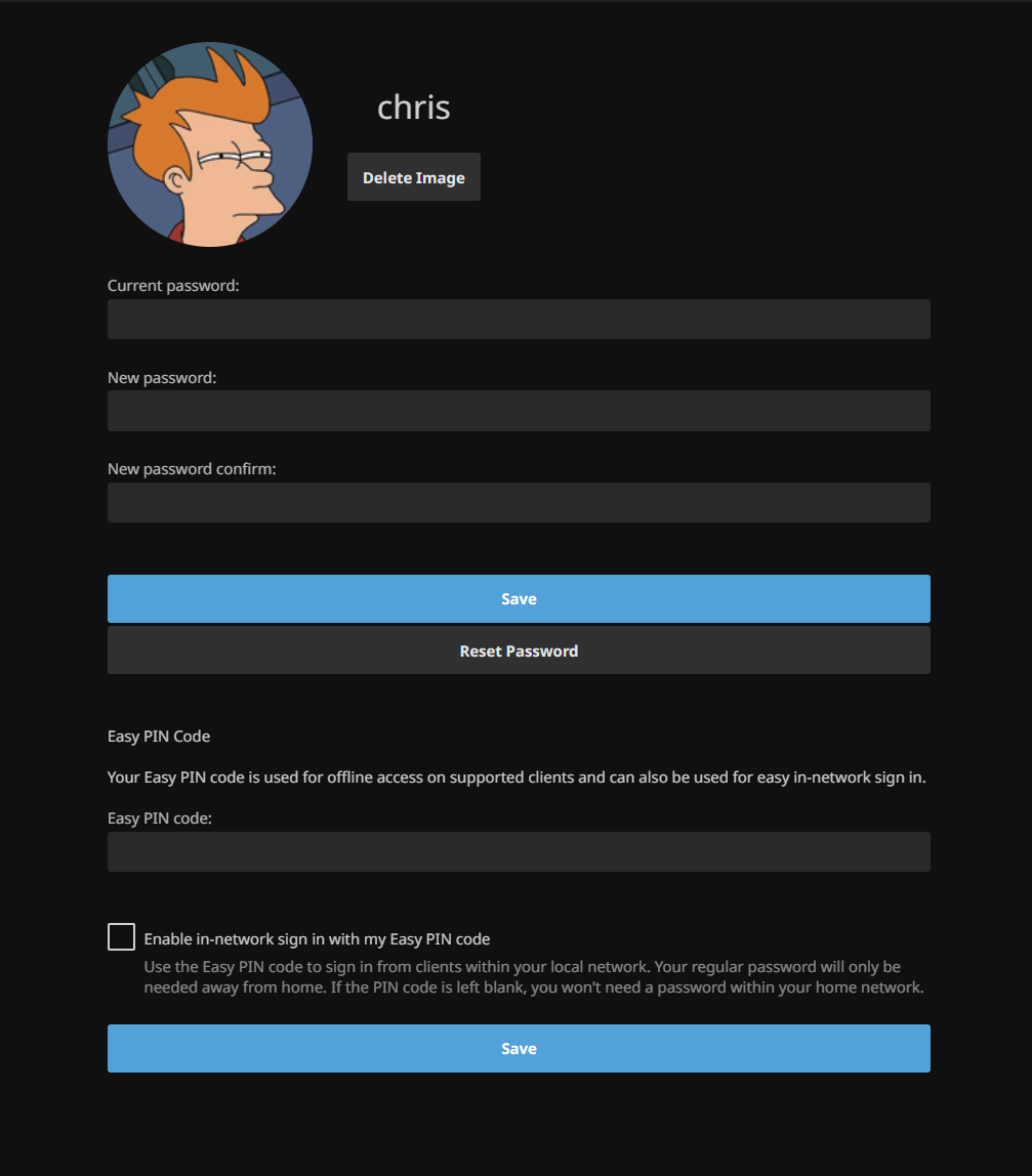 [Issue]: When changing password, Current Password is not required when user is admin · Issue ...