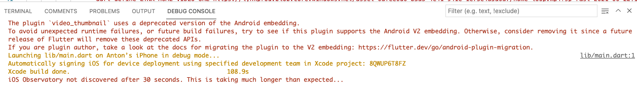 App fails to start on iPhone 12 · Issue #93906 · flutter/flutter · GitHub
