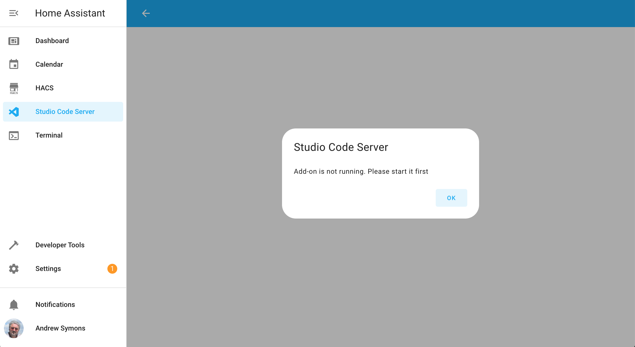 Studio Code Server fails to start after a backup restore, even if reinstalled · Issue #574 ...