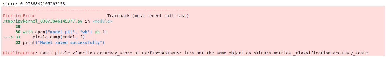 [BUG] Can't pickle : it's not the same object as sklearn.metrics._regression.r2_score · Issue ...