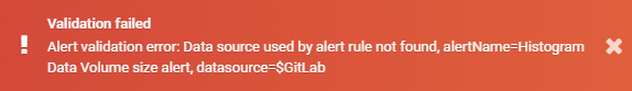 Error on alert with histogram when datasource is a variable · Issue ...