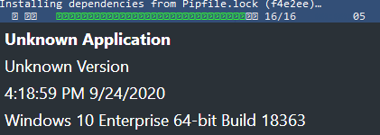 Garbled output from pipenv in a WSL window · Issue #366 · microsoft/terminal · GitHub