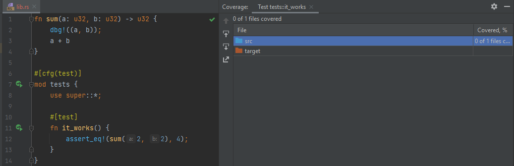 Coverage is not working on a wsl system. · Issue #7896 · intellij-rust ...