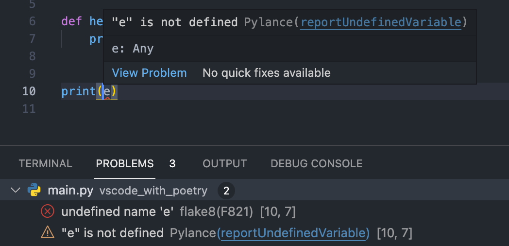Problem messages not showing in the popover when hovering with the ...