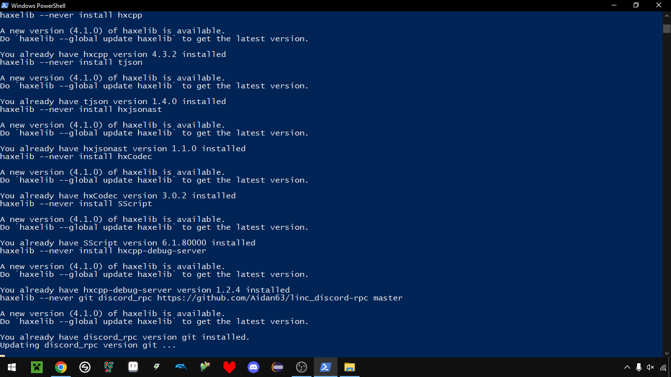 Discord_rpc update is stuck · Issue #13521 · ShadowMario/FNF ...