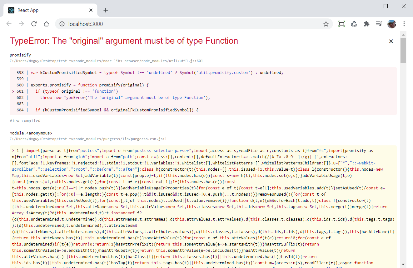Failed To Import Tailwind In React · Tailwindlabs Tailwindcss · Discussion 2774 · Github