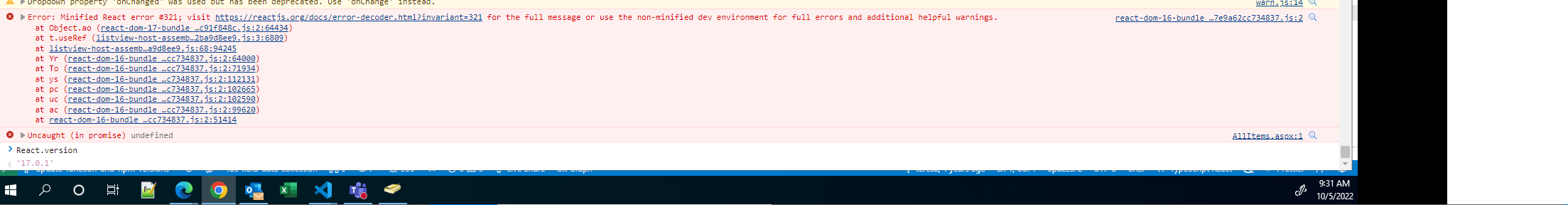 React version mismatch causing SPFX list extensions to fail in O365 · Issue #8482 · SharePoint ...