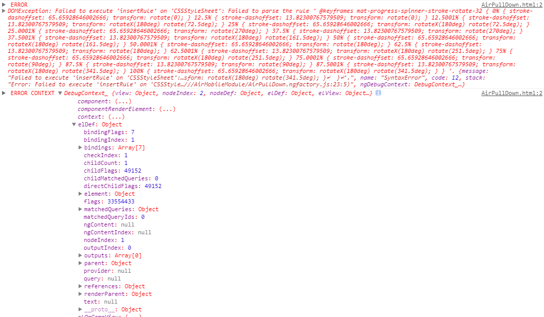 bug(progress-spinner): Failed to execute 'insertRule' on 'CSSStyleSheet' · Issue #14087 ...