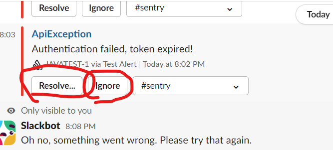 sentry and slack integration error · Issue #2570 · getsentry/self-hosted · GitHub