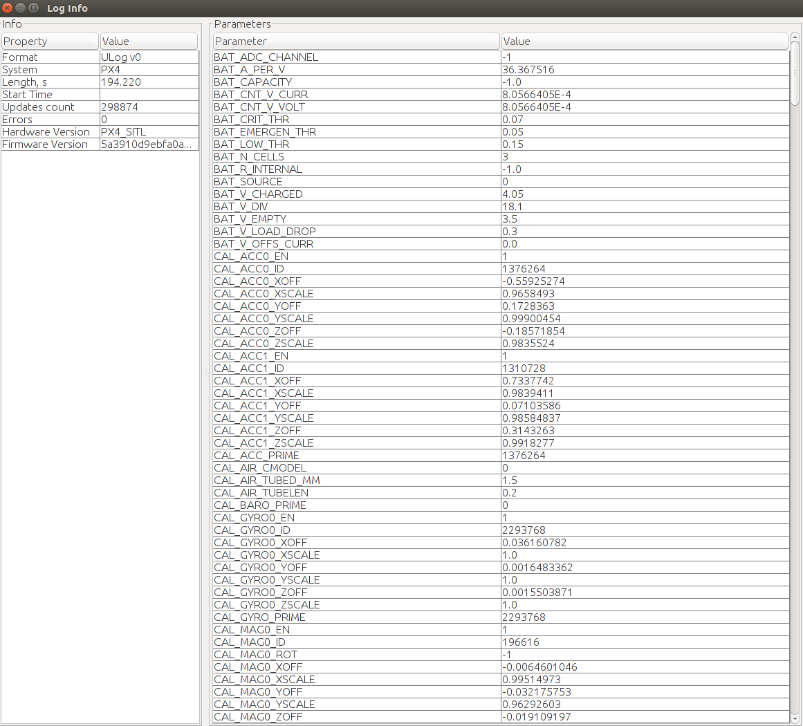 [Feature request] Show PX4 parameters · Issue #150 · facontidavide/PlotJuggler · GitHub