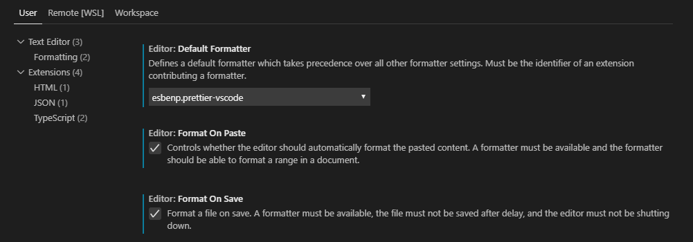 Prettier failed to format markdown files in WSL mode · Issue #1109 · prettier/prettier-vscode ...
