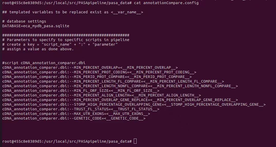 some errors when using Launch_PASA_pipeline.pl for updating my EVM annotation by using mysql ...