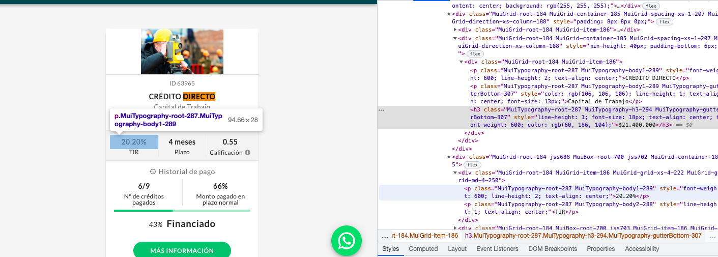 Extraer data visible pero sin formato HTML · Issue #28 · pescap/WebScrapingMDS · GitHub
