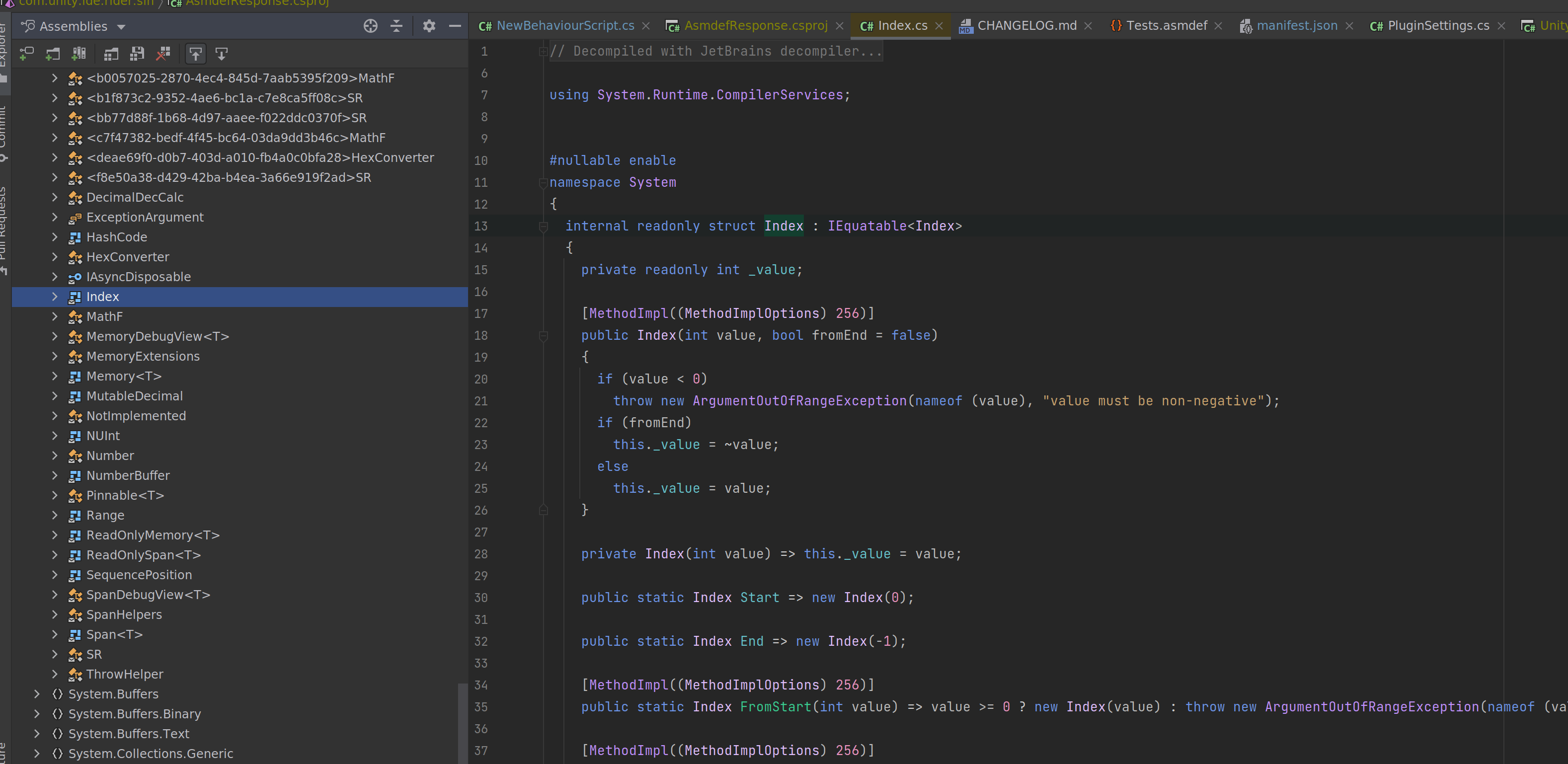 Rider: Inspections related to C# 8 features unsupported by Unity do not work as expected · Issue ...