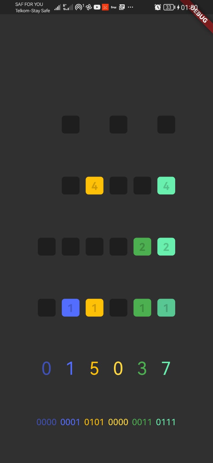 GitHub - onejohi/flutter_binary_clock: This is a binary clock built in ...