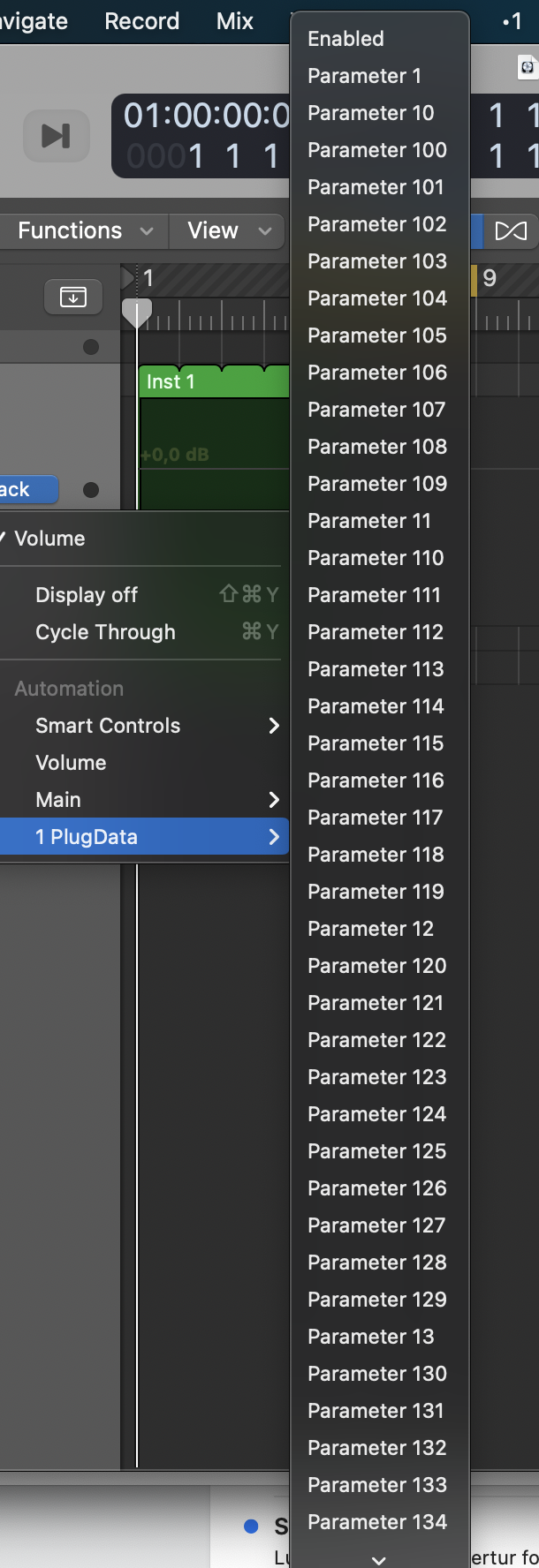 Is there a way to control parameters through the gui of plugdata, and is it possible to increase ...