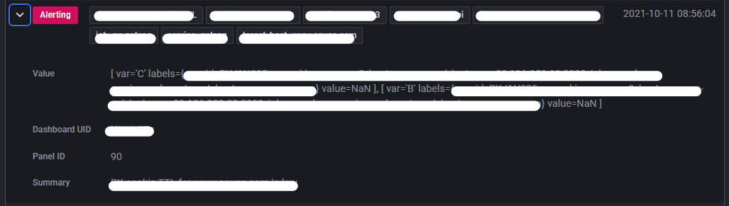 Grafa 8 alerts triggering on NaN · Issue #40268 · grafana/grafana · GitHub