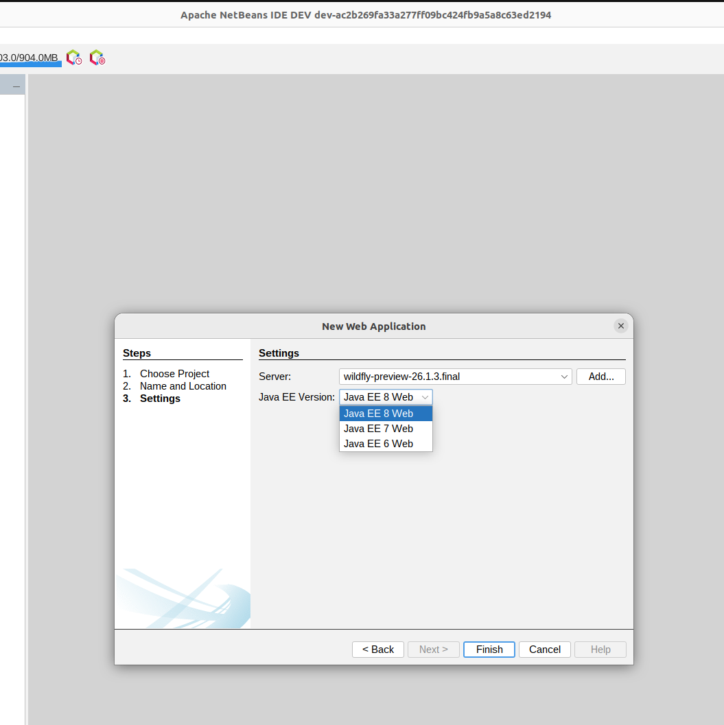 Jakarta EE is not selectable with Wildfly 26 · Issue #3556 · apache/netbeans · GitHub