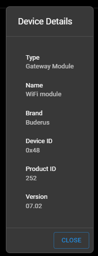 Buderus heatpump Logatherm WLW176i-12 T180 not recognized (unknown ...