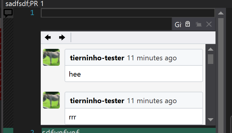Issues for Inline Comments PR · Issue #1020 · github/VisualStudio · GitHub