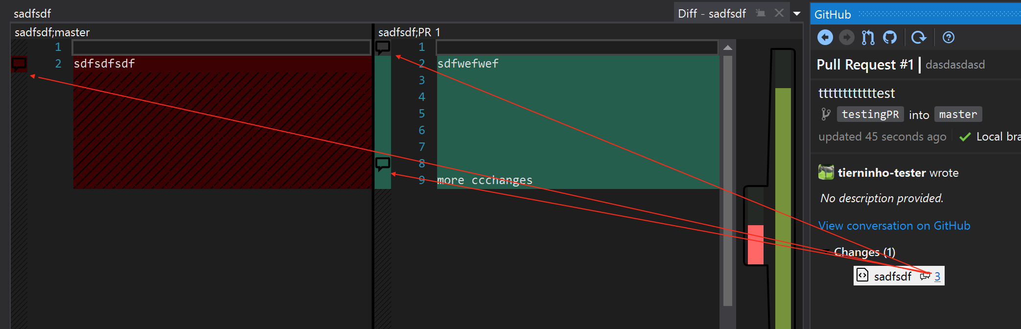 Correct comment count for different PR views · Issue #1045 · github/VisualStudio · GitHub