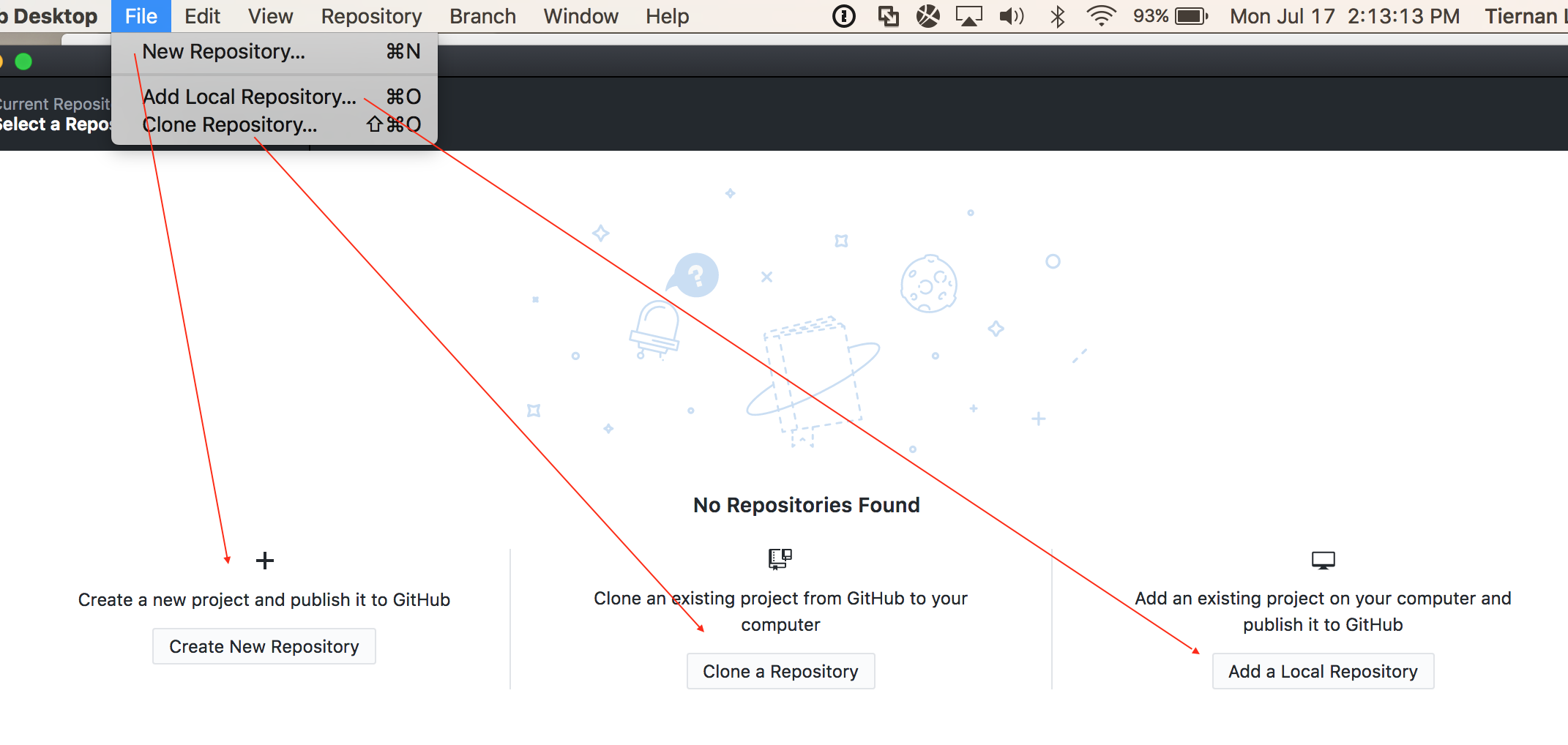 Menu order should mimic design · Issue #2264 · desktop/desktop · GitHub