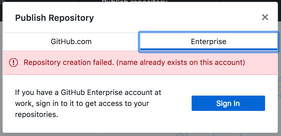 Clearing Publish Repository error messages when switching tabs · Issue ...