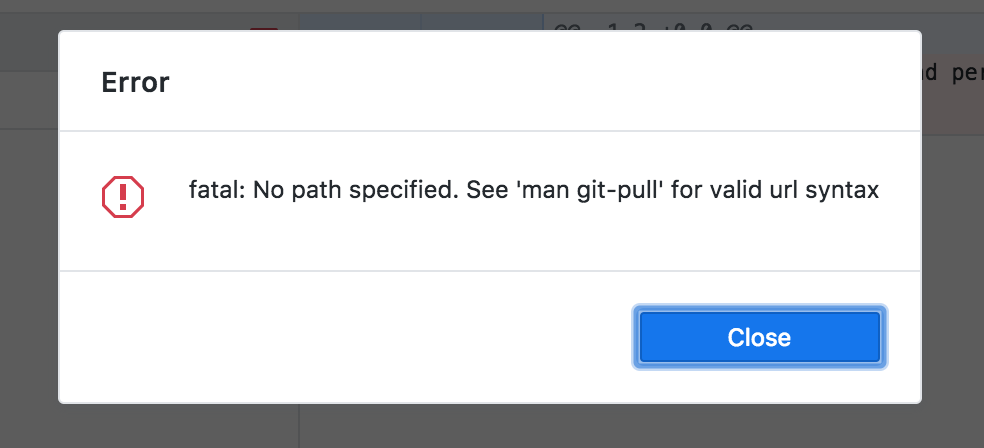 Clarify error when primary remote repository is empty · Issue #5625 · desktop/desktop · GitHub