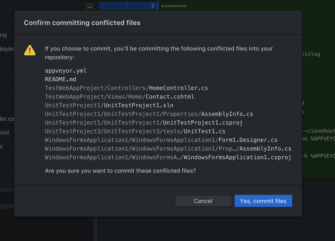 Merge Conflict modal switches if you navigate away from Desktop · Issue ...