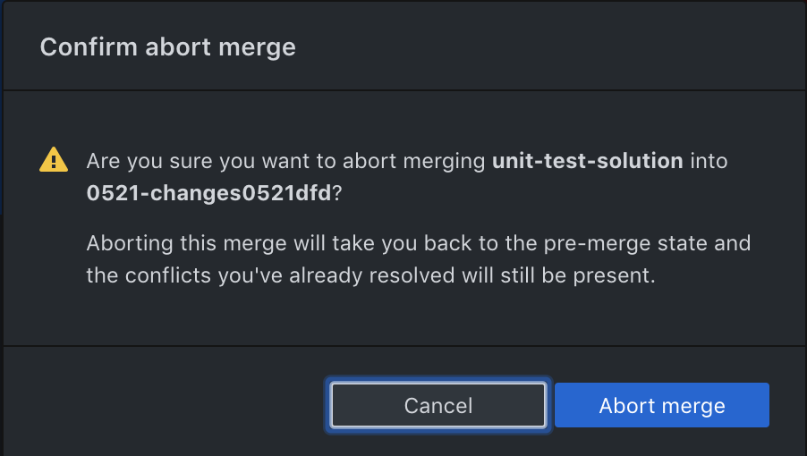 "abort rebase" should ask for confirmation when users have resolved some conflicts · Issue #6989 ...
