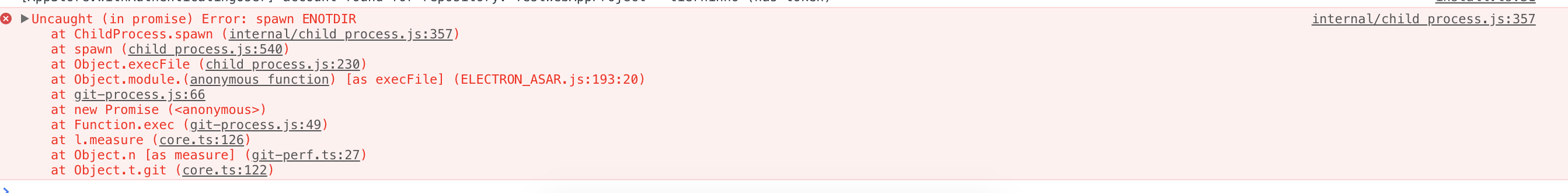 Investigate spawn error · Issue #7358 · desktop/desktop · GitHub