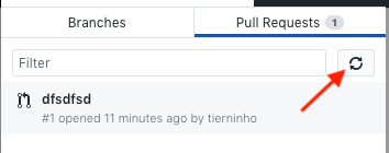 Create Pull Request button showing when there is an existing pull request · Issue #7947 ...