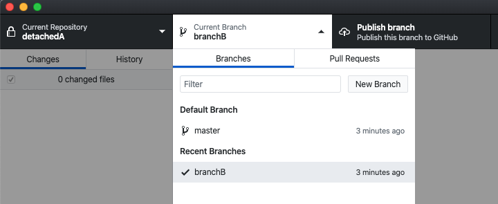 New Branch in detached HEAD doesn't check out new branch · Issue #9530 ...
