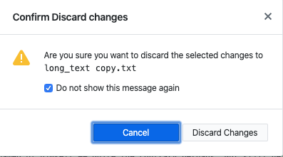 Default checkbox of Discard line confirmation dialogue · Issue #9988 ...