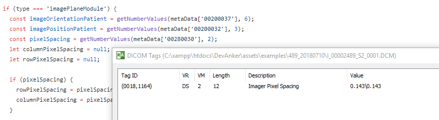 Alternative PixelSpacing DICOM tags · Issue #230 · cornerstonejs/cornerstoneWADOImageLoader · GitHub