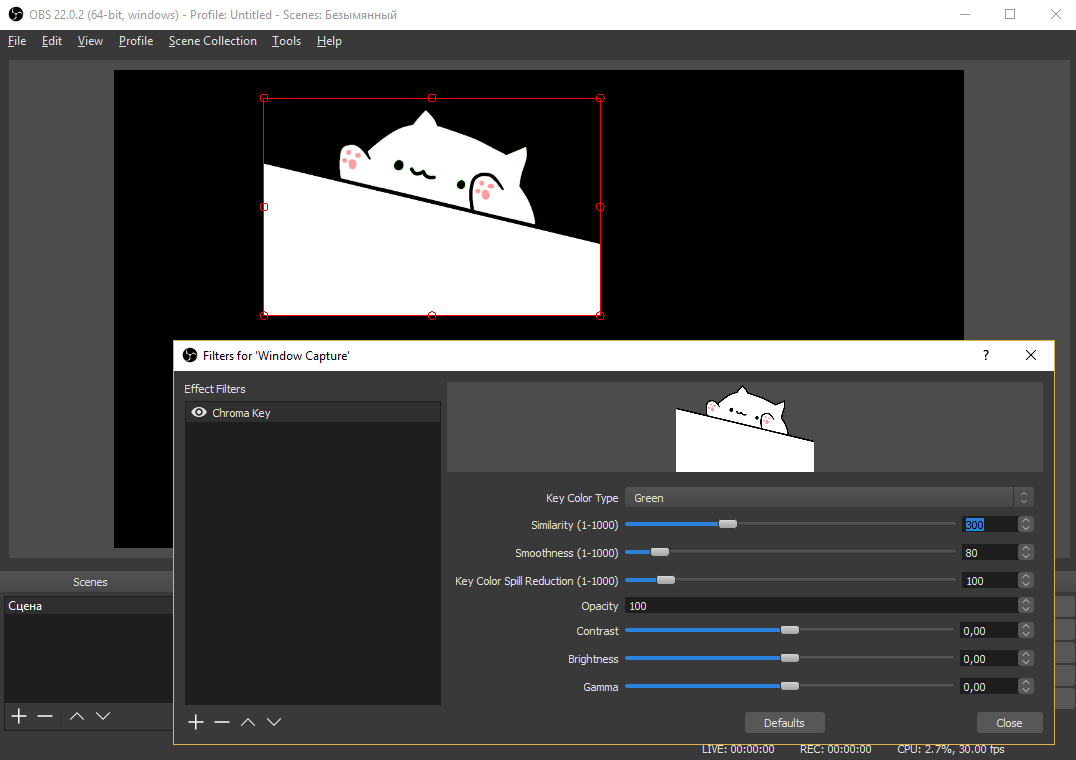 Is there a way to remove the background and only have a transparent background for OBS · Issue ...