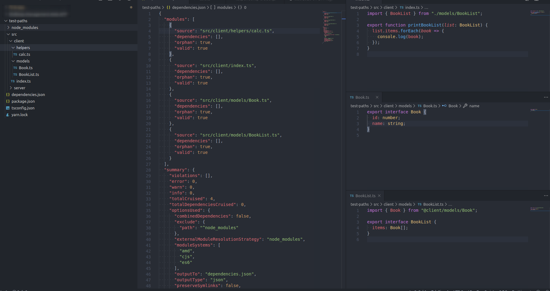 Bug with paths in tsconfig · Issue #248 · sverweij/dependency-cruiser · GitHub