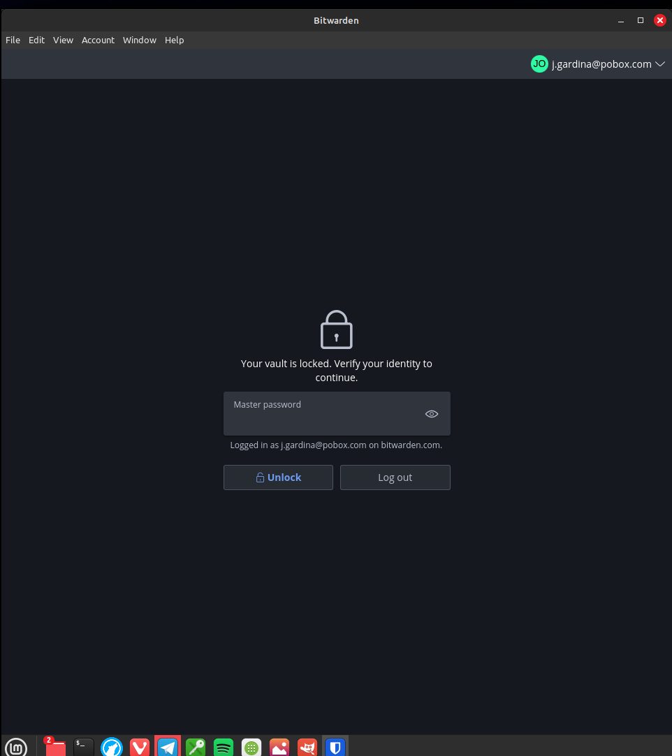 Box for Master Password disappears after short time · Issue #6618 · bitwarden/clients · GitHub