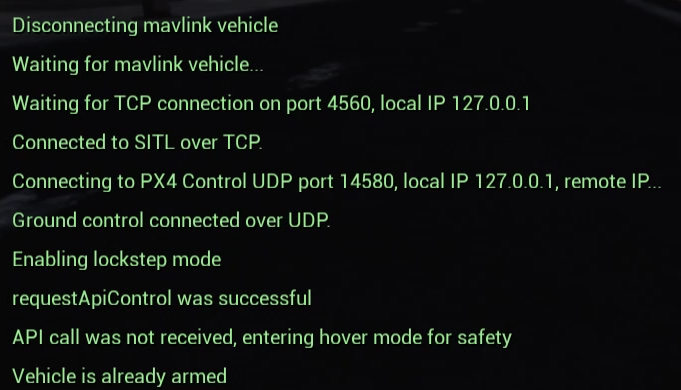 AirSim crashes with two drones controlled via PX4 SITL (w/ QGroundControl) and Python client ...