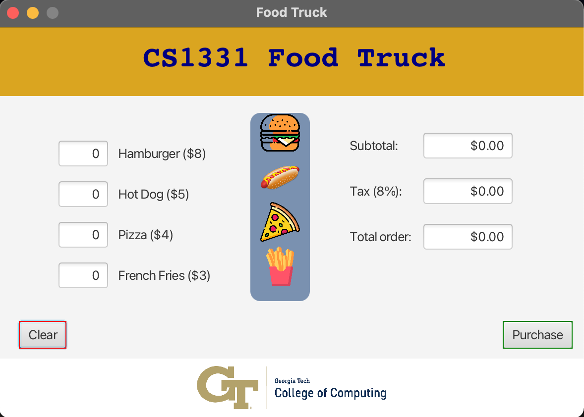 GitHub - tle9/CS1331-Food-Truck