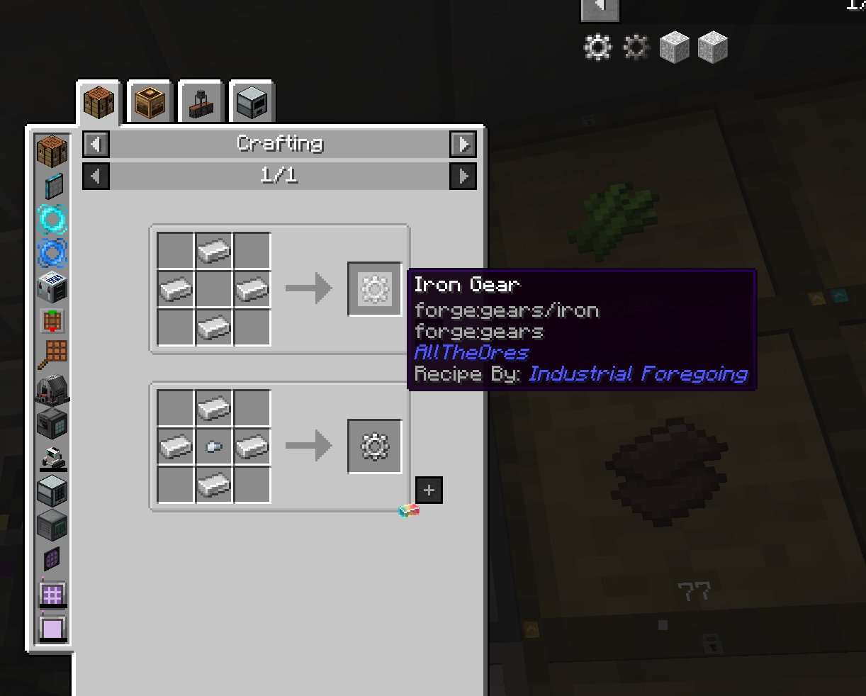Advanced Generator Iron Frame Mod recipe conflict with Iron Gears from Industrial Foregoing ...