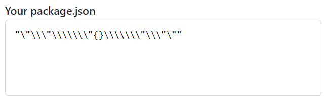 Jsoninput Seems To Be Completely Busted And Escapes Everything Nonstop