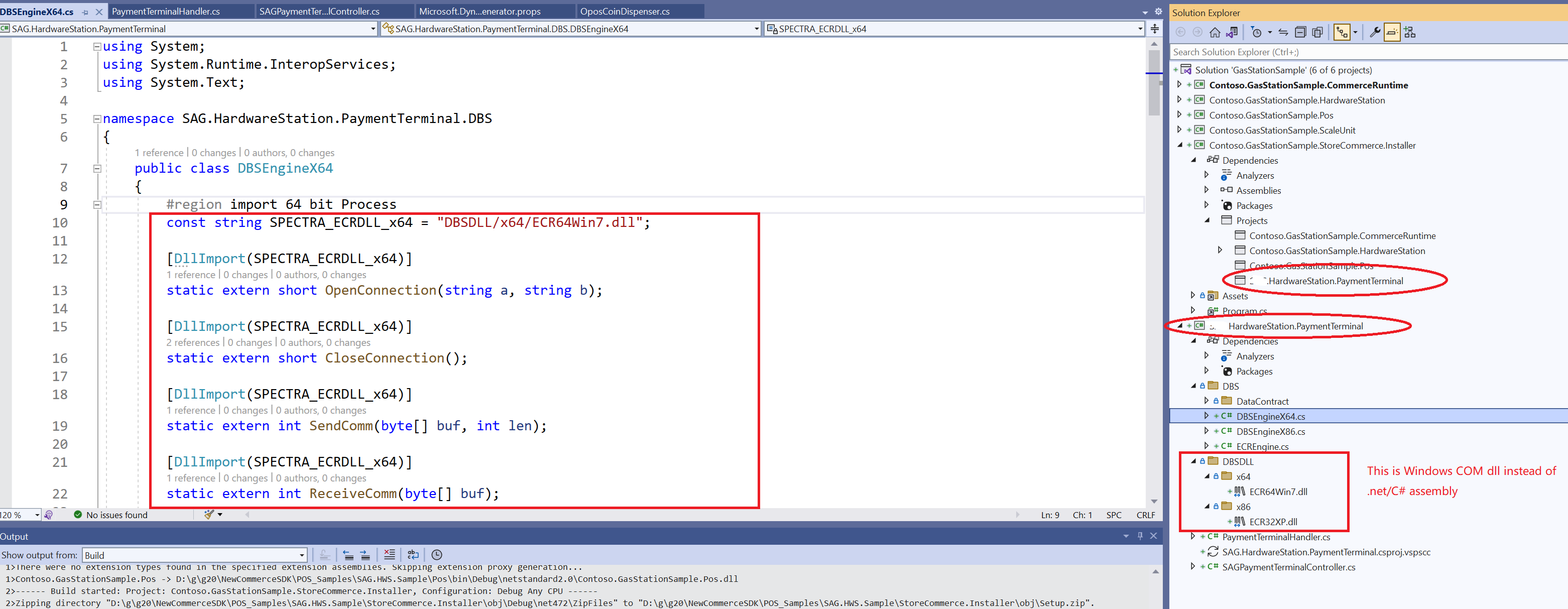 Unable to Copy Third Party Dll's with folder in Store Commerce Hardware Station · microsoft ...