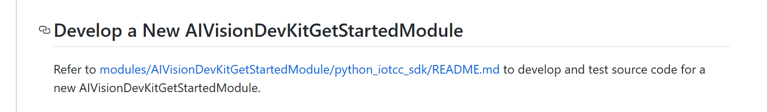 modules/AIVisionDevKitGetStartedModule/python_iotcc_sdk/README.md link ...