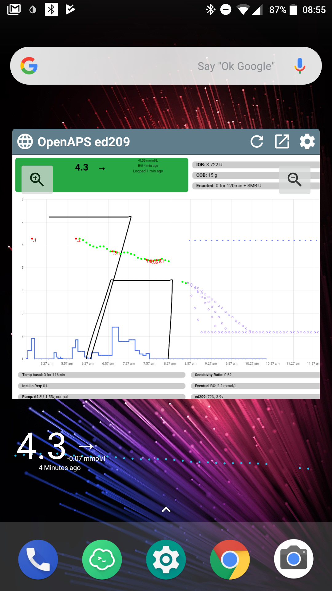 Rig's web server's SGV and graph are mangled · Issue #979 · openaps/oref0 · GitHub
