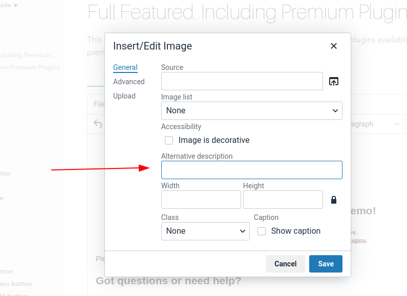 I can't find what I'm looking for: demo/full-featured.md · Issue #2003 · tinymce/tinymce-docs ...
