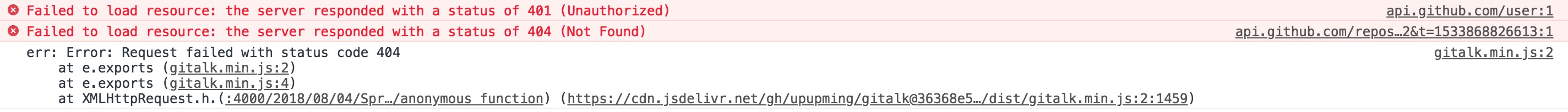 gitalk提示Error Not Found · Issue #130 · Molunerfinn/hexo-theme-melody · GitHub