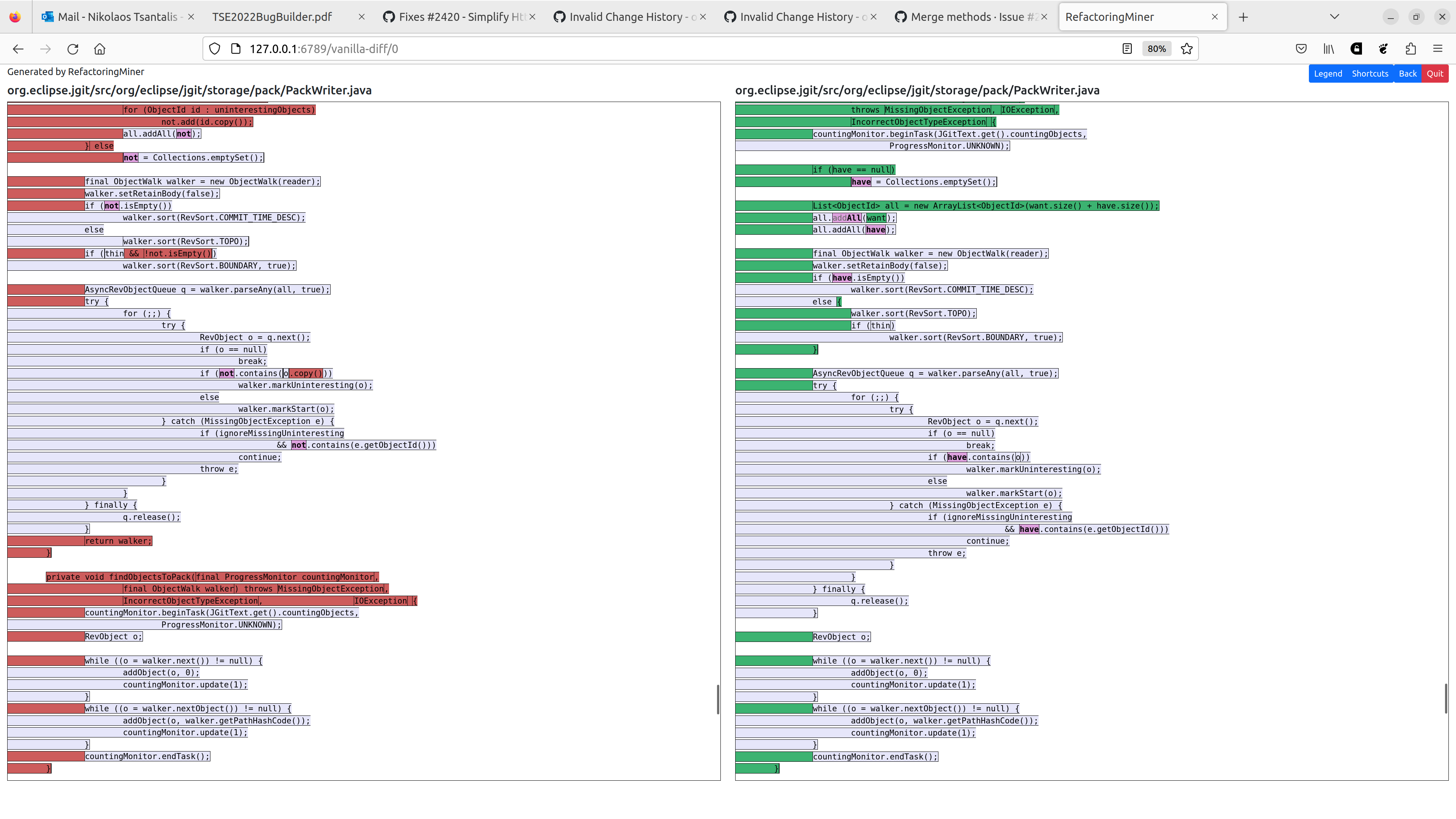 Merge Methods · Issue 299 · Tsantalis Refactoringminer · Github